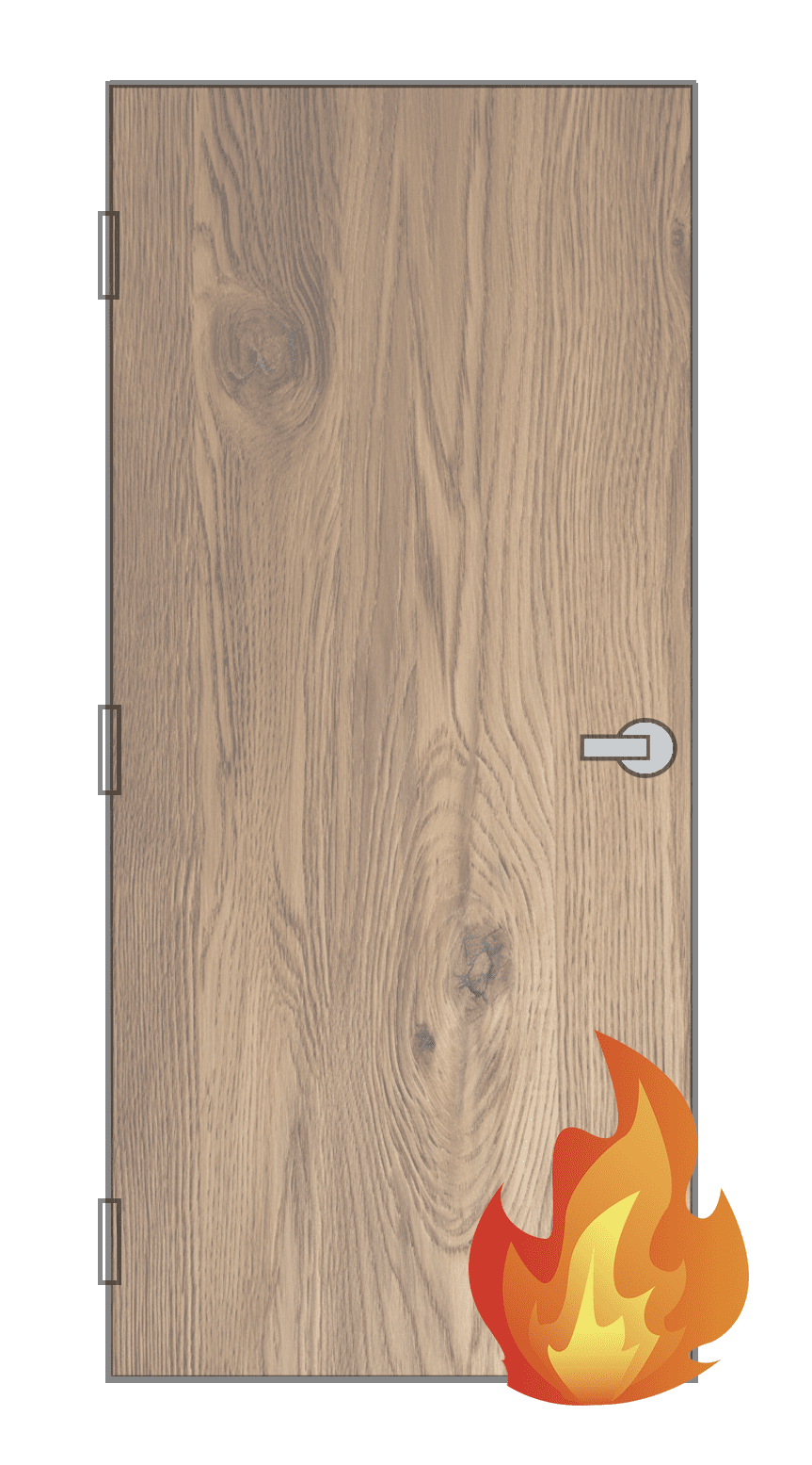 Fire Rated Commercial Wood Doors - Fabricated Total Openings Building ...